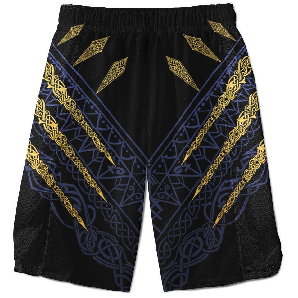Fenrir's Wrath Shorts - Blue Edition – Lunafide