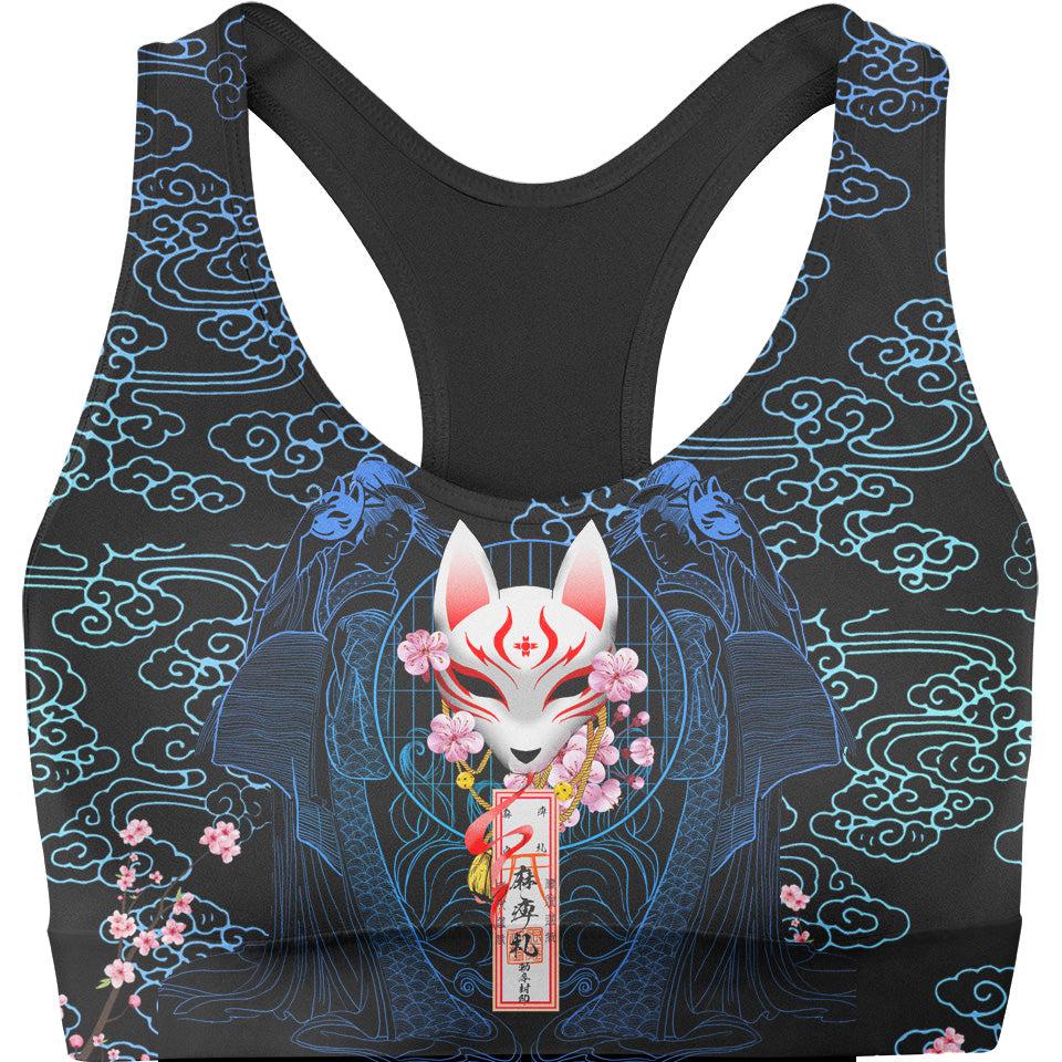Kitsune Sports Crop - Blue Edition – Lunafide