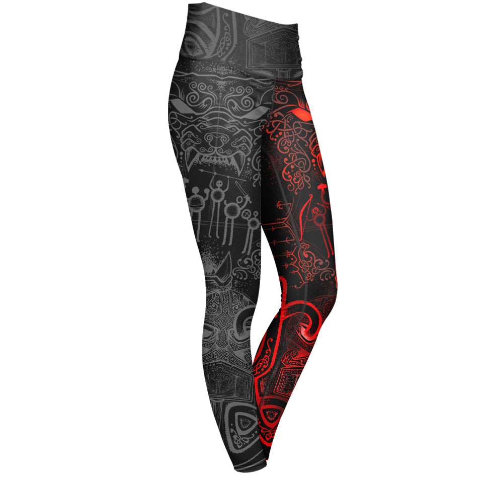 Wolf of Ragnarök High Waisted Leggings – Lunafide