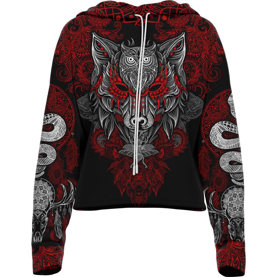 Alpha Drop Shoulder Crop Hoodie – Lunafide