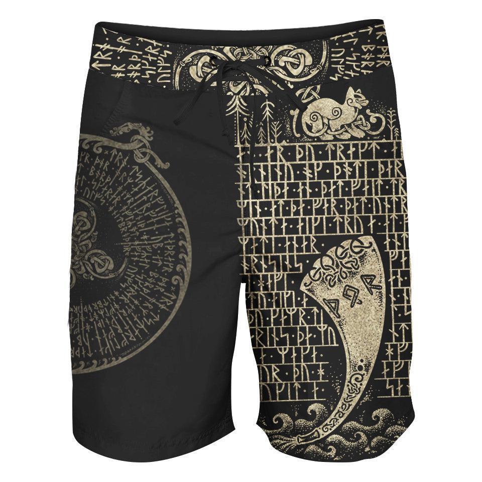 Runes of Thor Boardshorts - Stone Edition – Lunafide