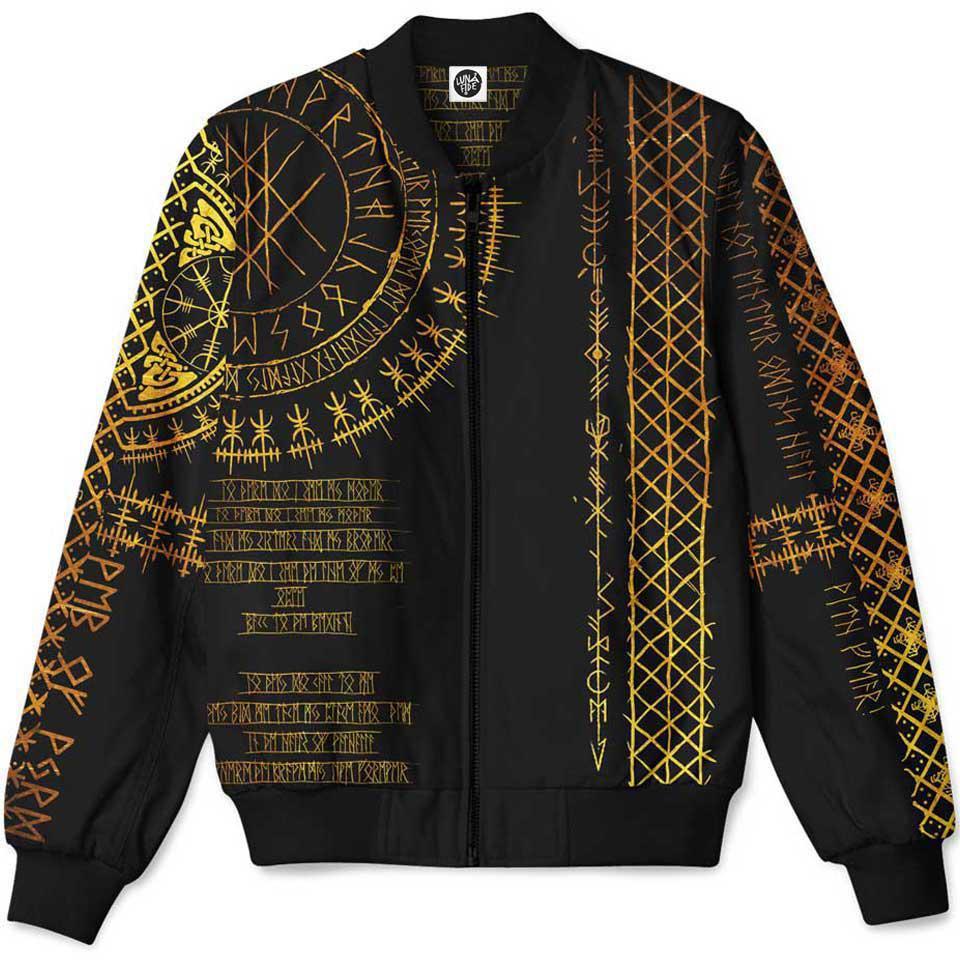 Viking Runes Bomber Jacket – Lunafide