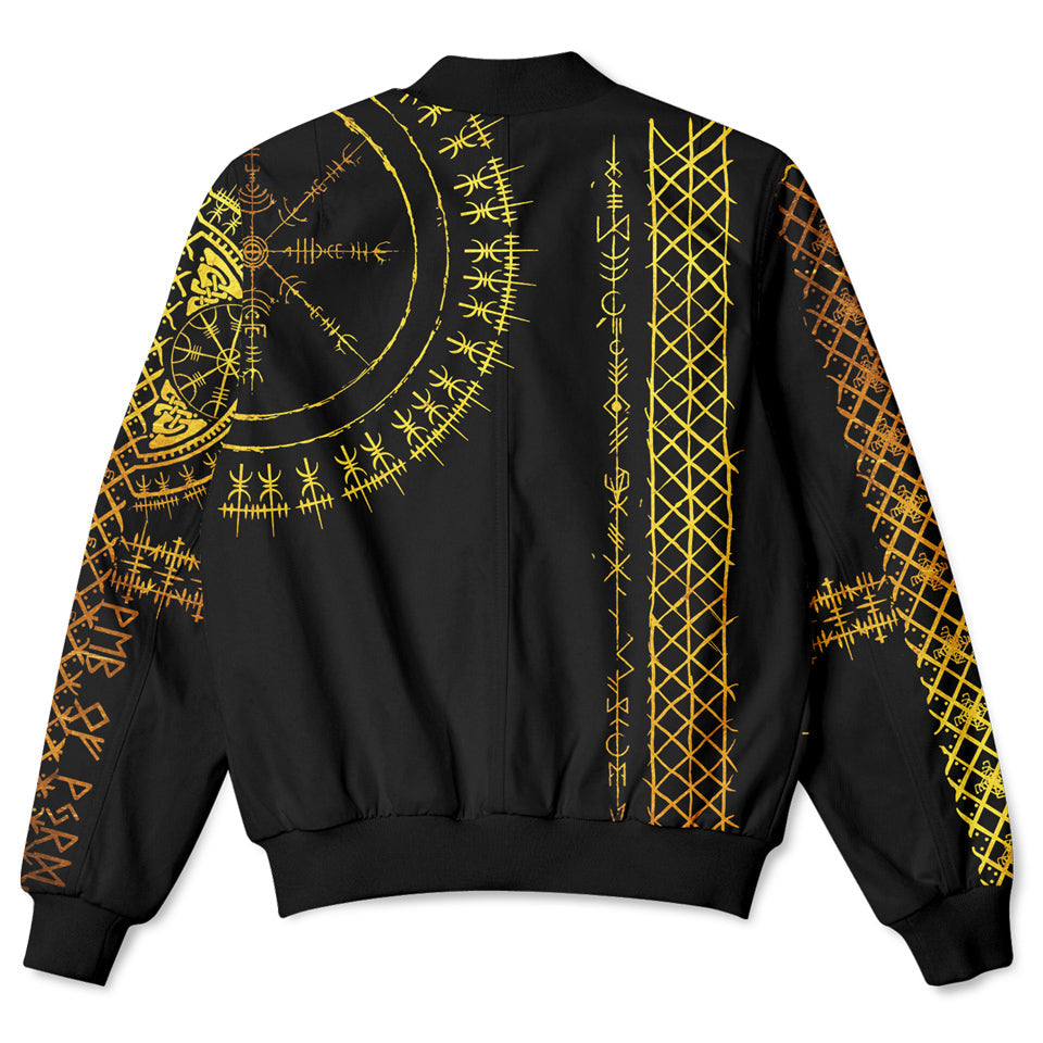 Viking Runes Bomber Jacket – Lunafide