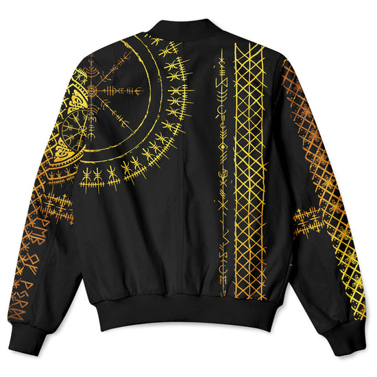 Viking Runes Bomber Jacket – Lunafide