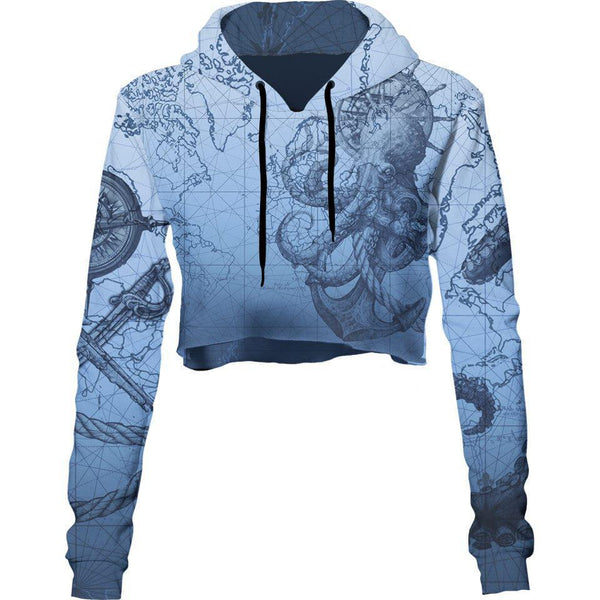 Sea Beast Crop Hoodie – Lunafide