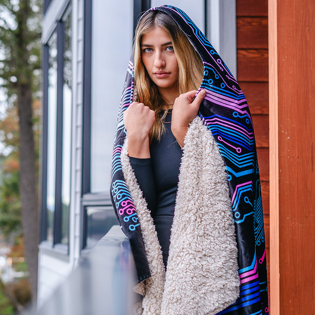Cyber Hooded Blanket - Limited – Lunafide