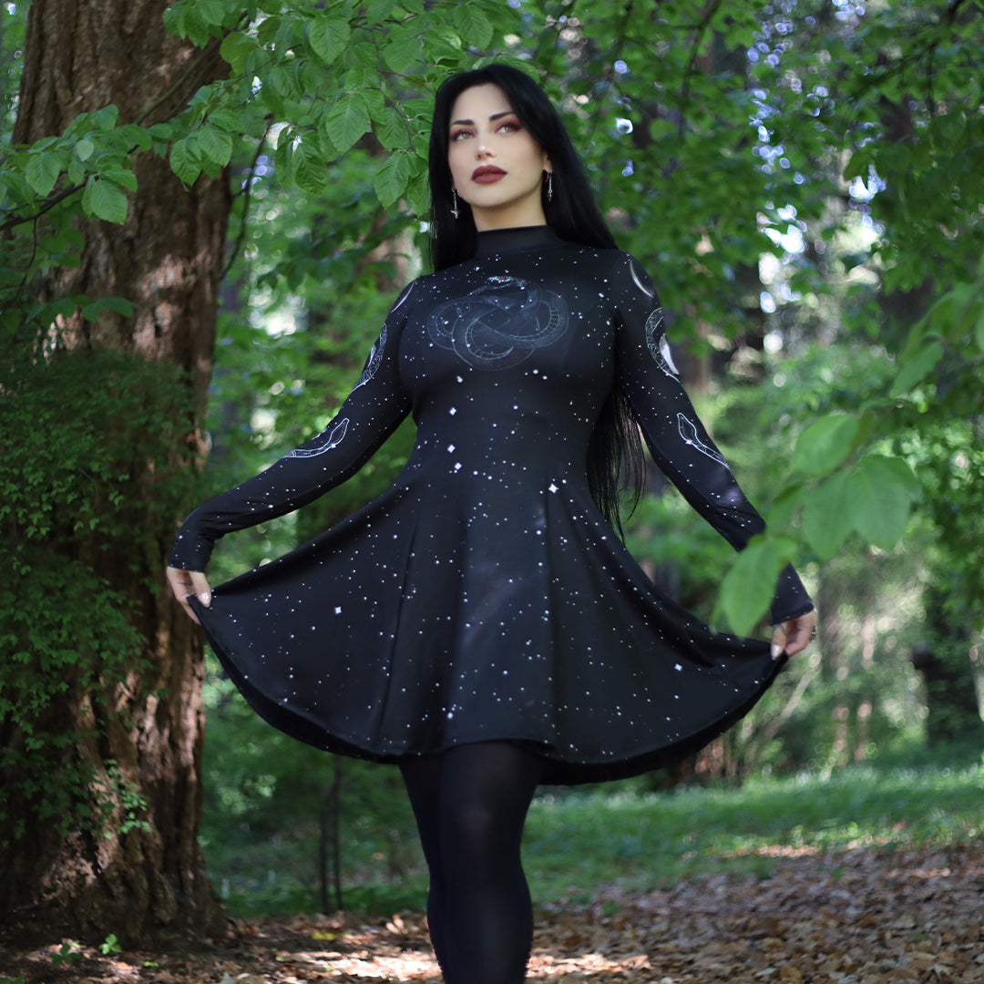 Ouroboros Skater Dress – Lunafide