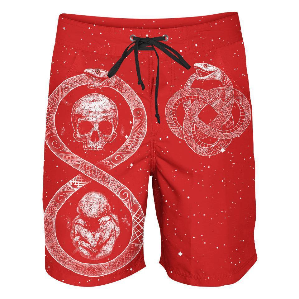 Ouroboros Boardshorts - Red Edition – Lunafide