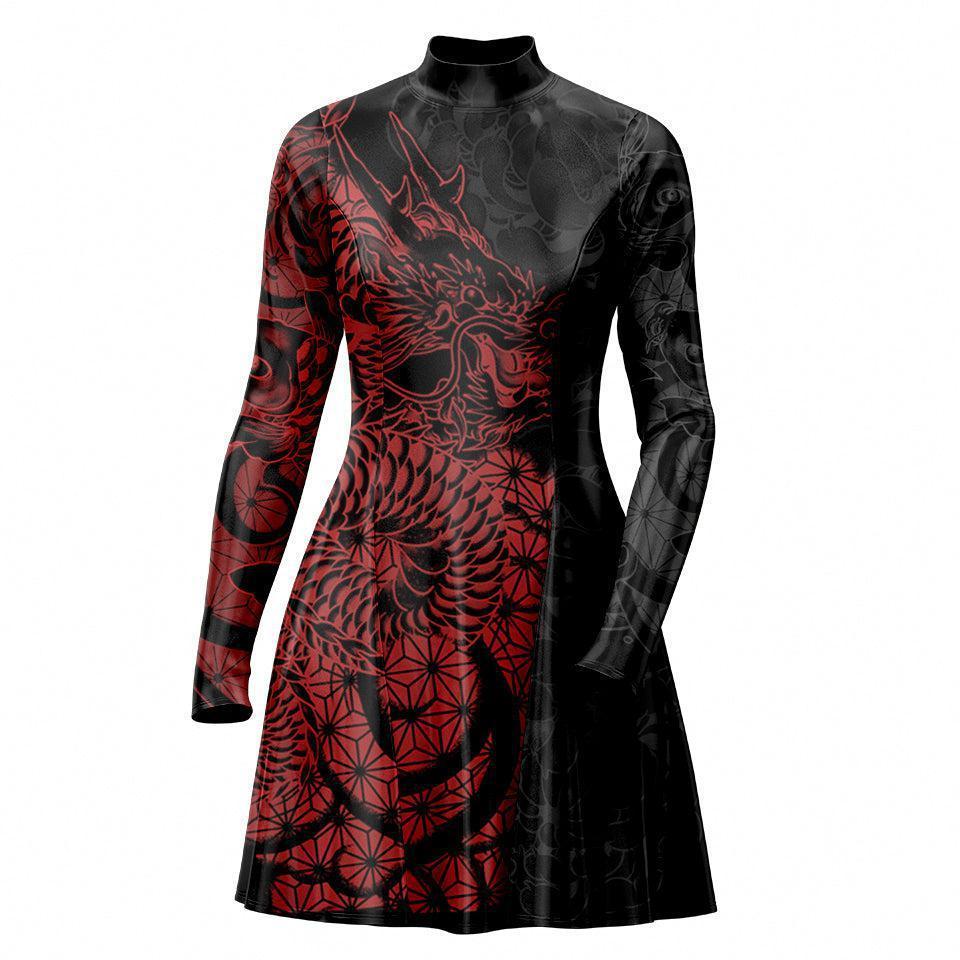 Ryu Skater Dress - Aka Edition – Lunafide