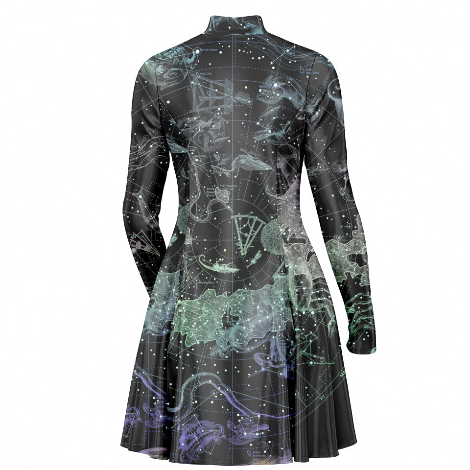 Constellations Skater Dress – Lunafide