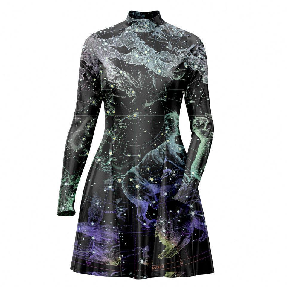 Constellations Skater Dress – Lunafide