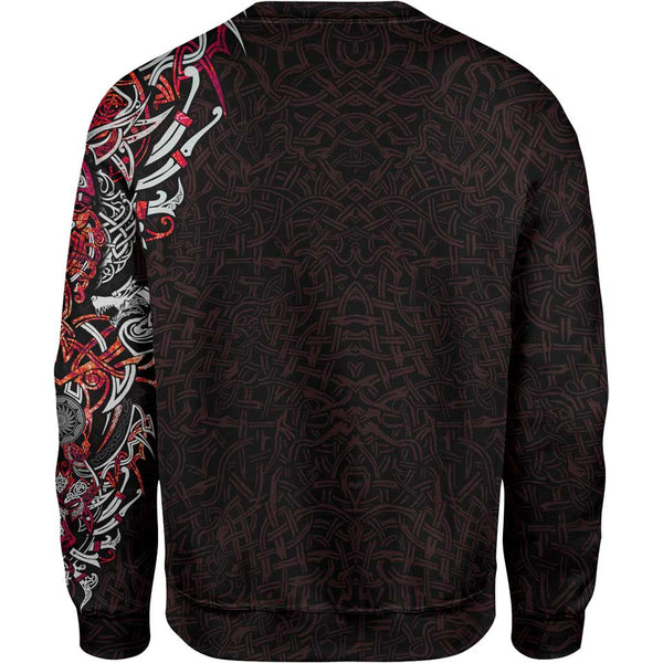 Fenrir Sweater - Crimson Edition – Lunafide