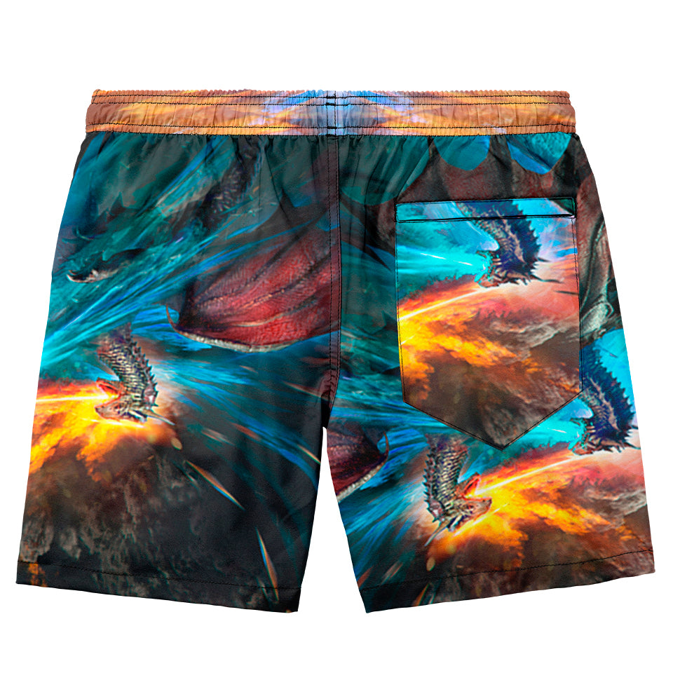 Fire and Ice Dragons Swim Trunks – Lunafide