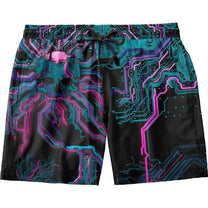 Cyber Swim Trunks - Limited – Lunafide