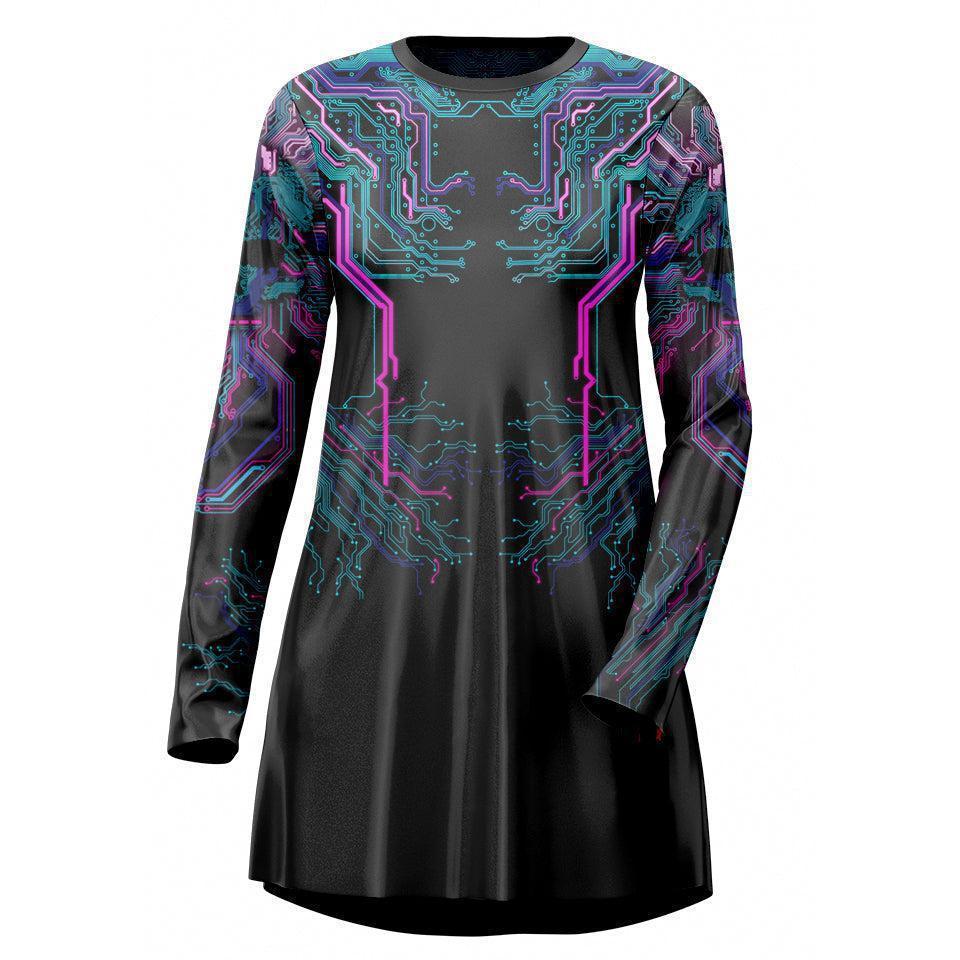Cyber Tee Dress - Limited – Lunafide