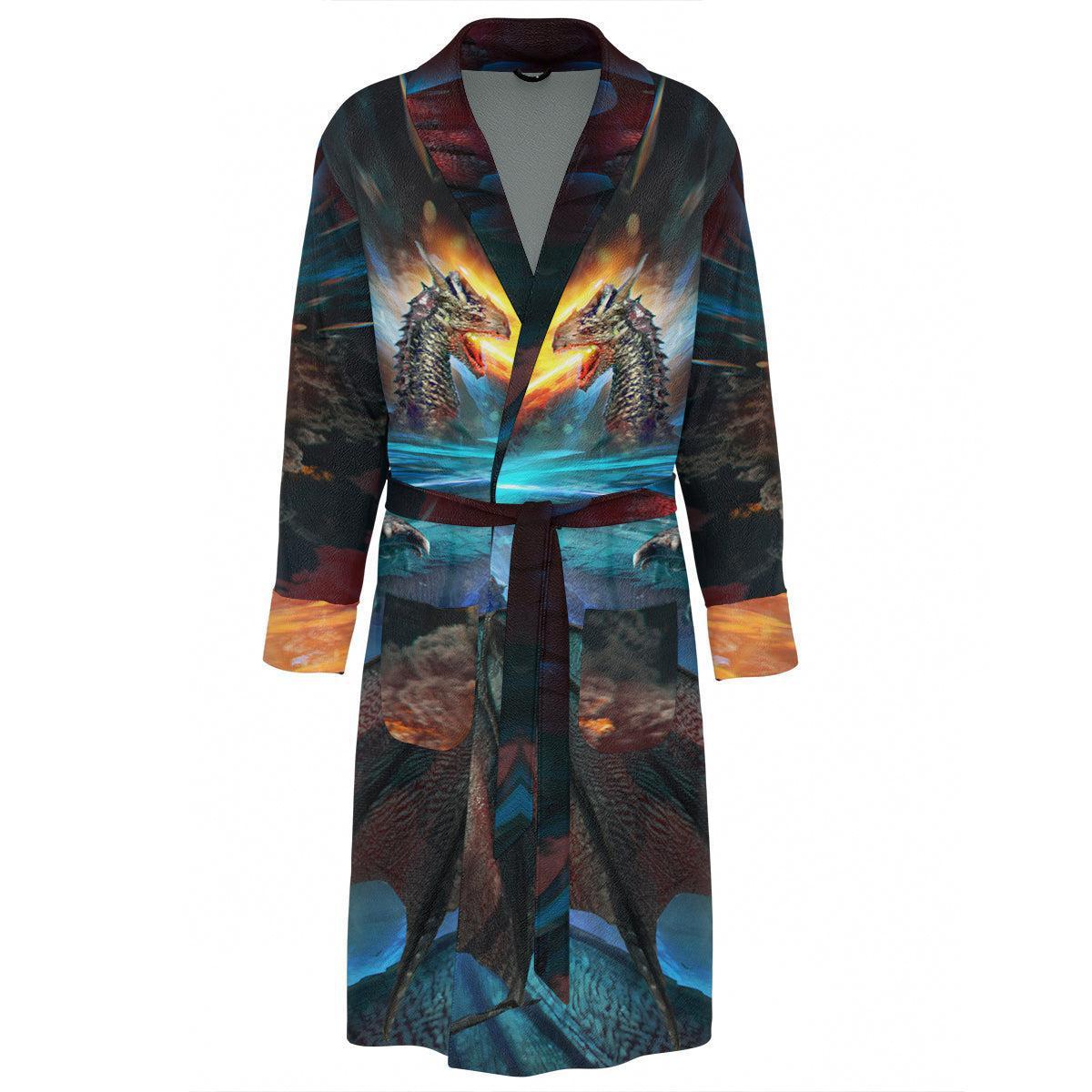 Fire and Ice Dragons Robe – Lunafide