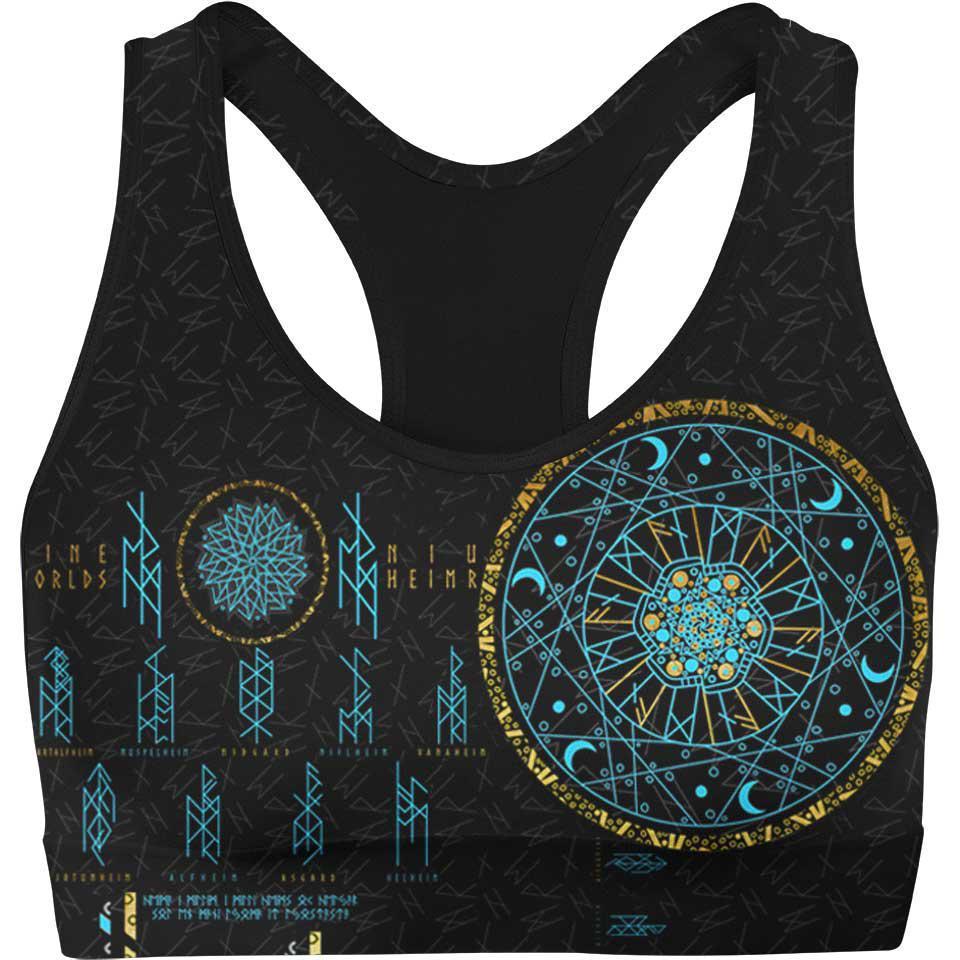 Nine Worlds Sports Crop - Night Edition – Lunafide