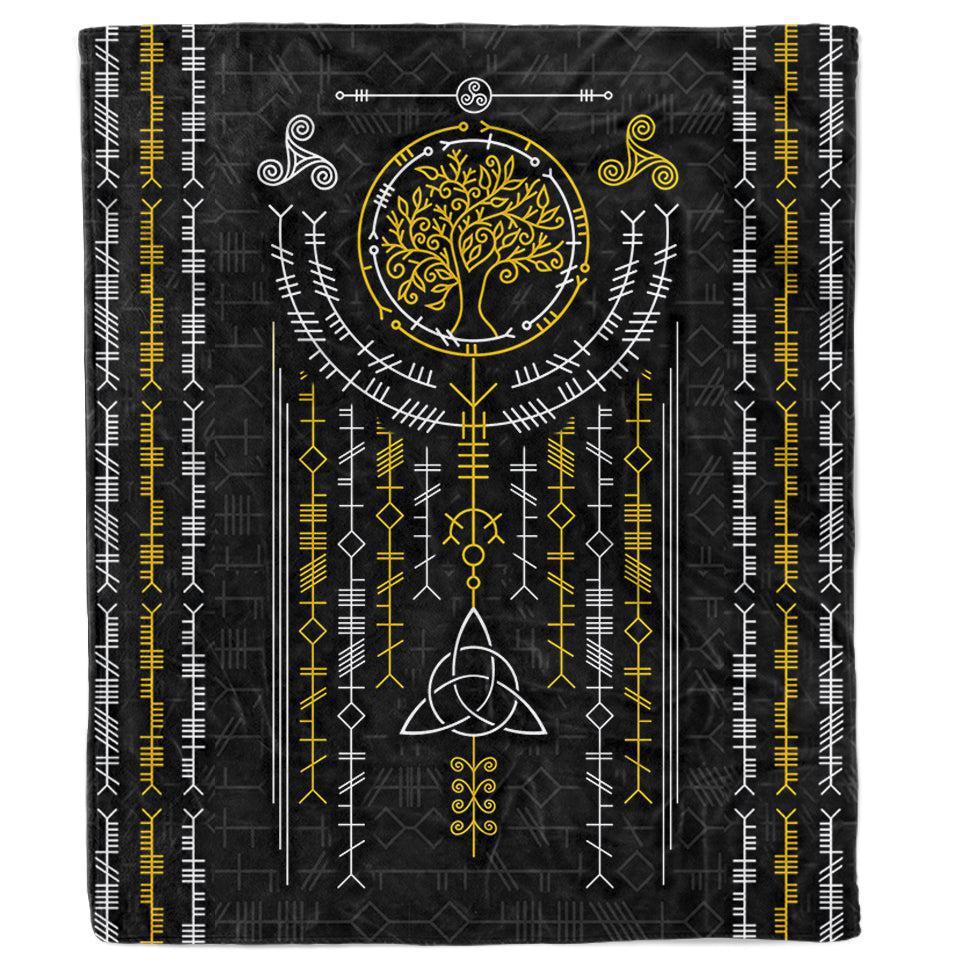 Ogham Blanket - Black Edition – Lunafide