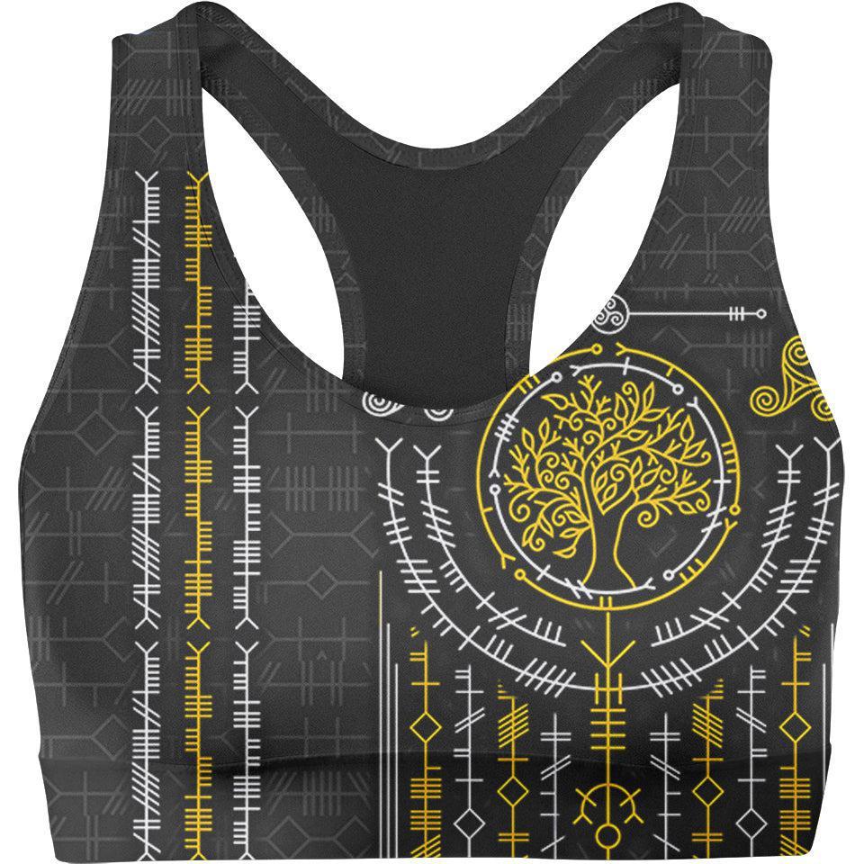 Ogham Sports Crop - Black Edition – Lunafide