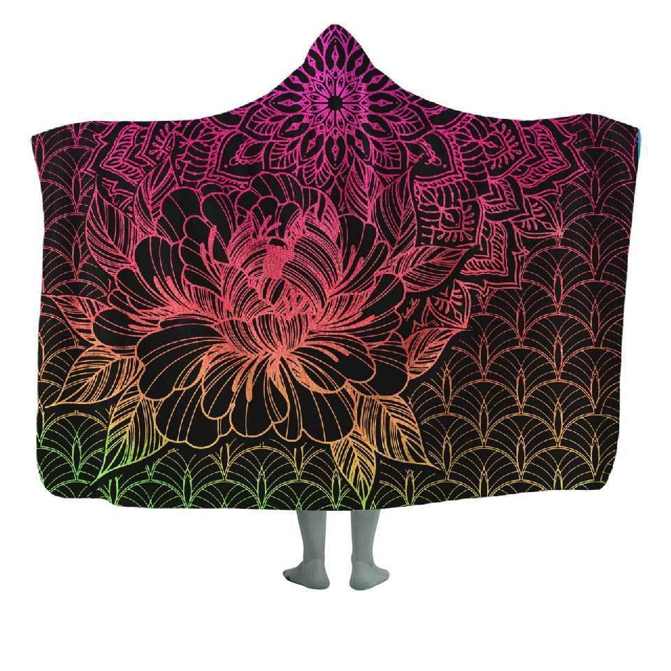 Mandala Hooded Blanket – Lunafide