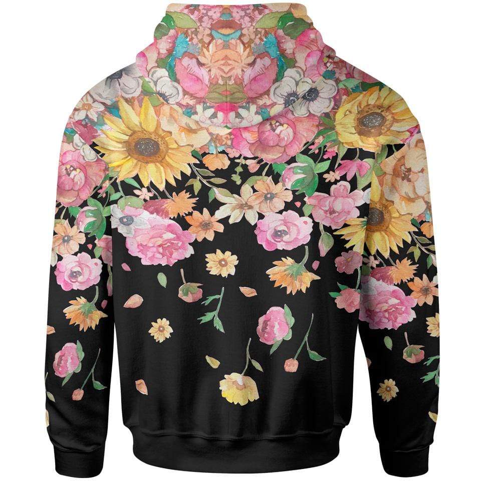 Flower Reign Pullover Hoodie – Lunafide