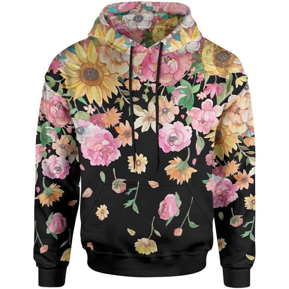 Flower Reign Pullover Hoodie – Lunafide