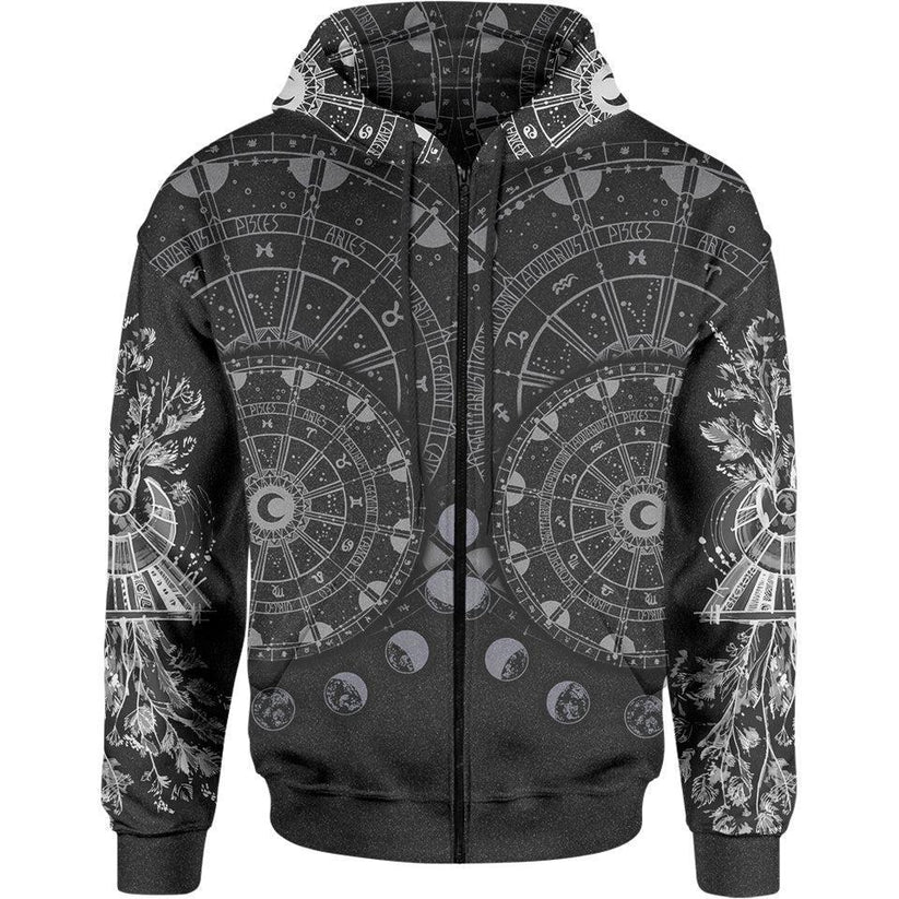 Moon Magic Zip Hoodie – Lunafide