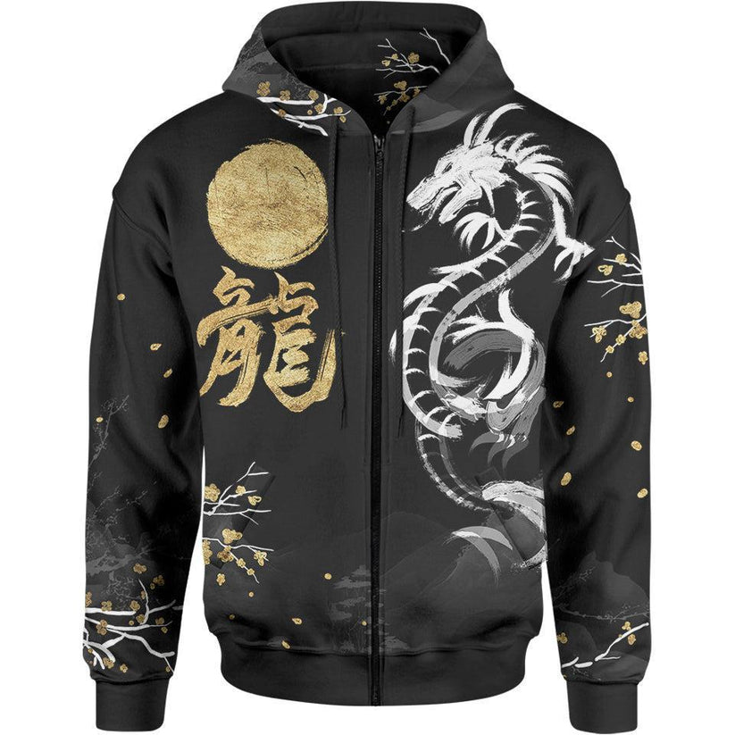 Tatsu Zip Hoodie – Lunafide